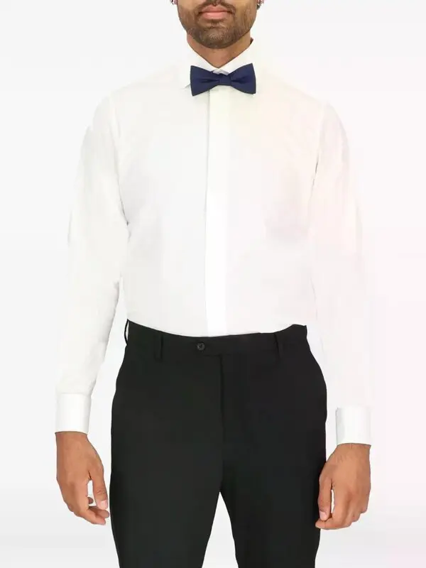 Scotch & Soda Concealed-button-fastening Dress Shirt