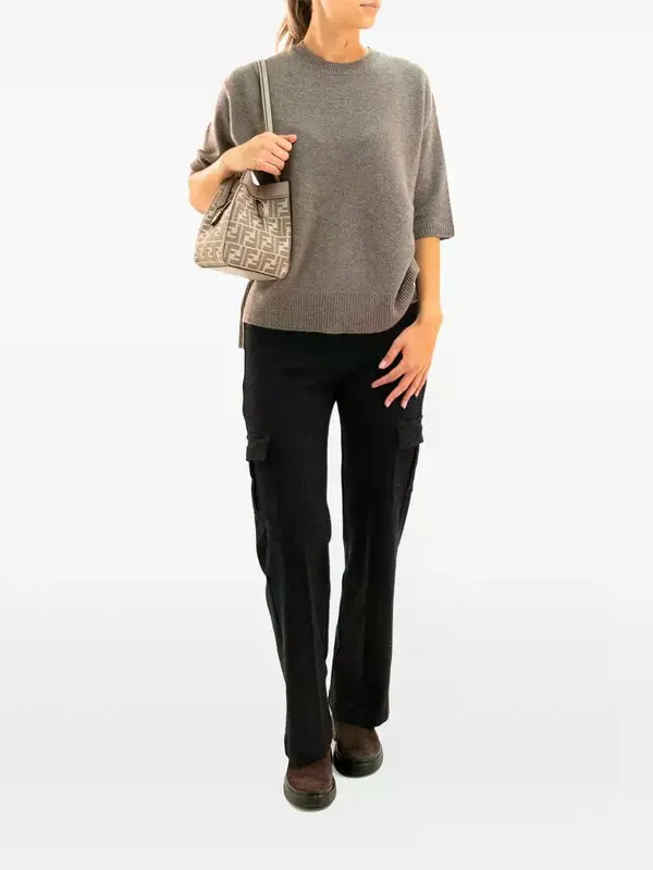 Avenue Montaigne Cargo-pockets Trousers - Grey