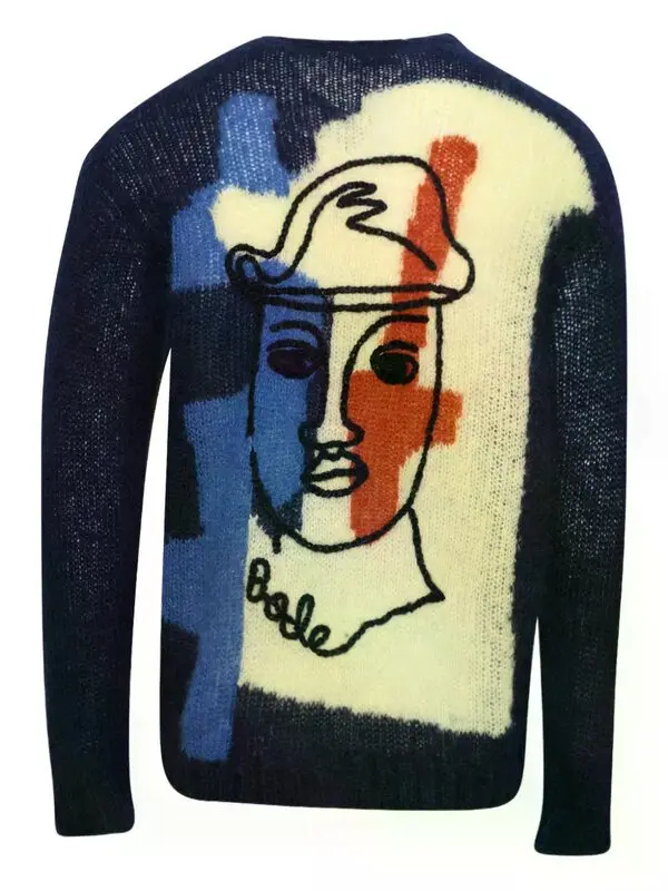 BODE Chapeau Graphic Cardigan