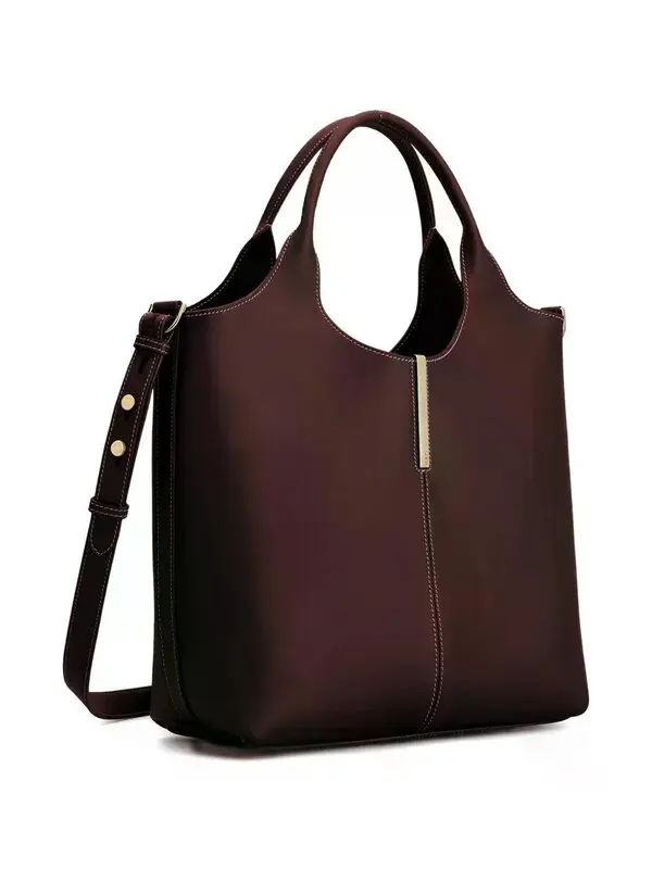 TOD'S Small Leather Tote - Brown