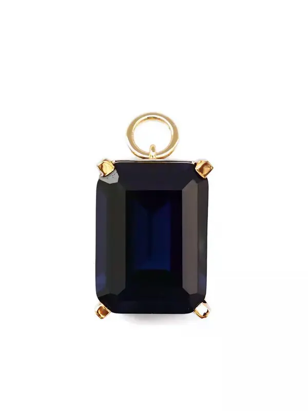 IZABEL DISPLAY Embellished Stone Pendant Earrings - Gold