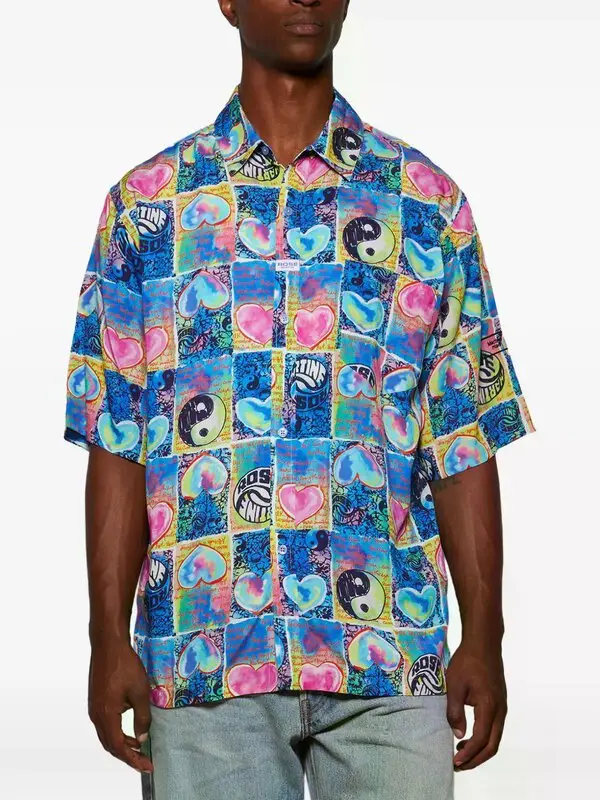 Martine Rose Hearts Boxy Shirt