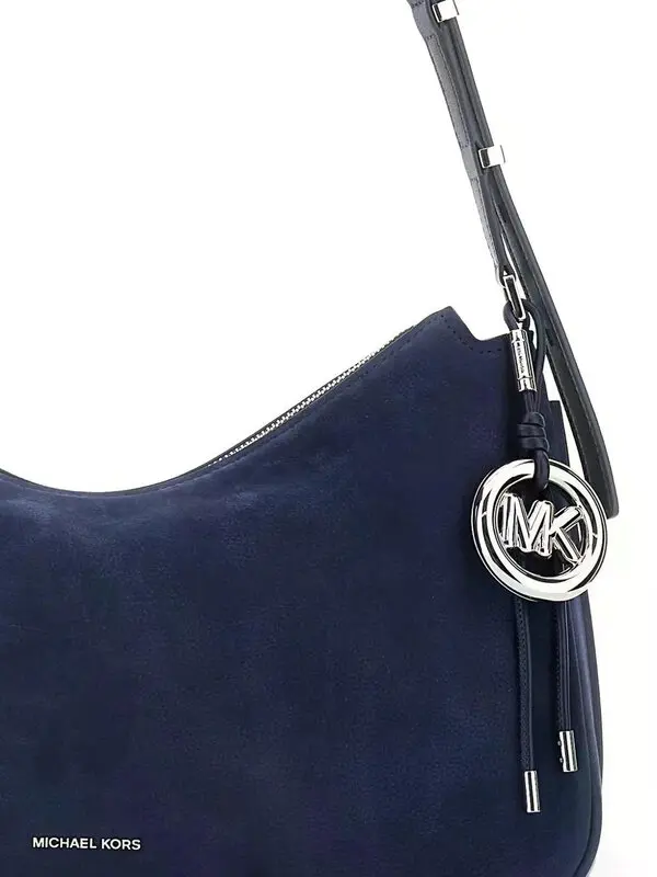 Michael Kors Nolita Shoulder Bag With Logo Charm - Blue