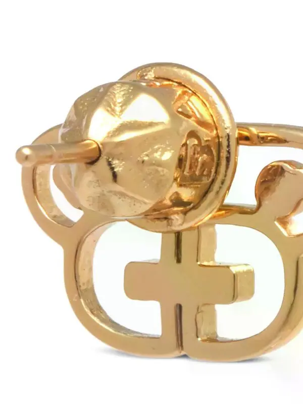 A BATHING APE Logo-motif Stud Earrings - Gold