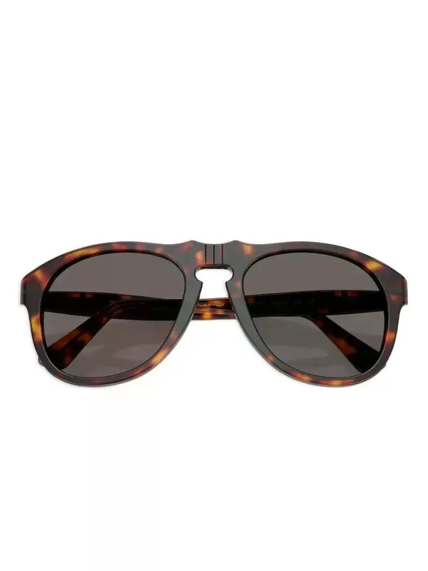 Persol Folding Tortoiseshell Sunglasses - Brown