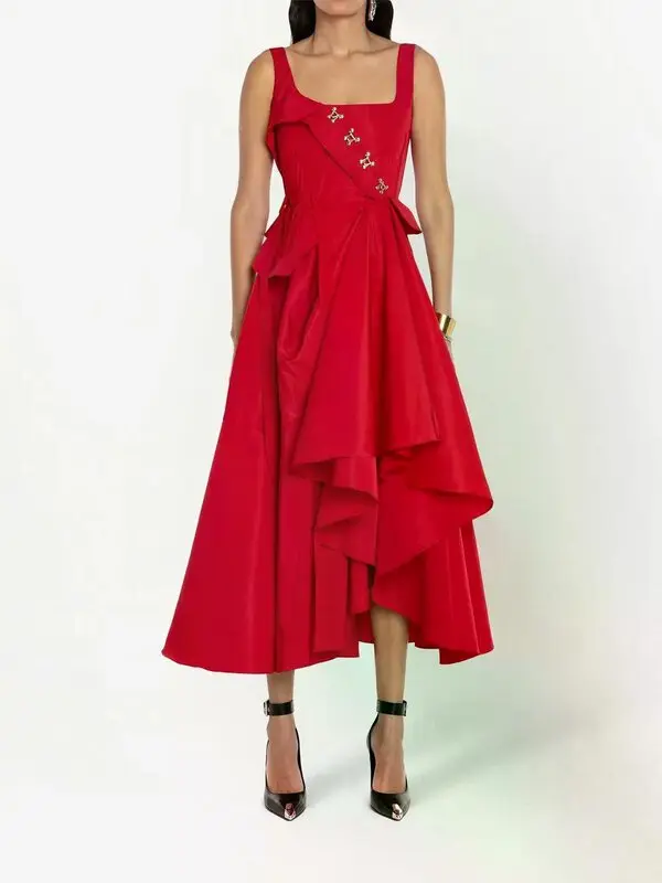 Alexander McQueen Hook-embellished Drape Dress