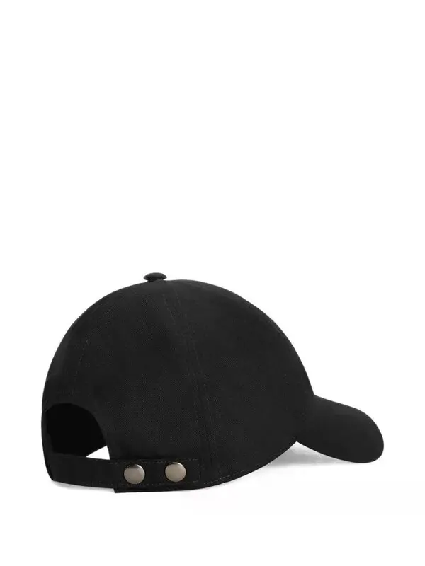 Dolce & Gabbana Logo-appliqué Cap - Black
