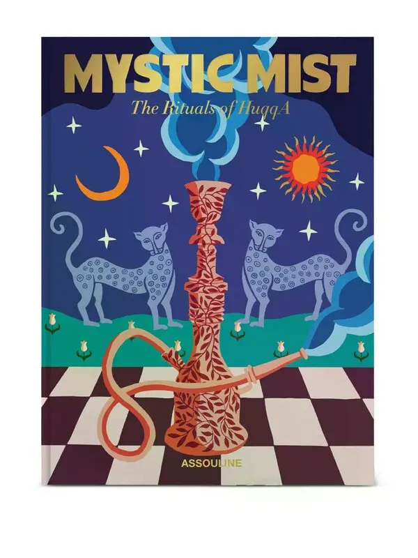 Assouline Mystic Mist Rituals Huqqa Hardcover Book - Blue