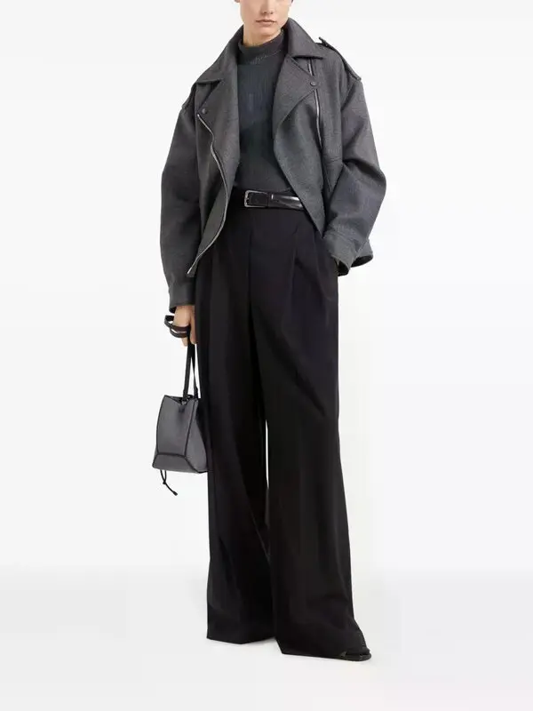Brunello Cucinelli Pleated Wide-leg Trousers