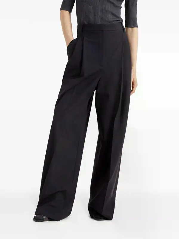 Brunello Cucinelli Pleated Wide-leg Trousers
