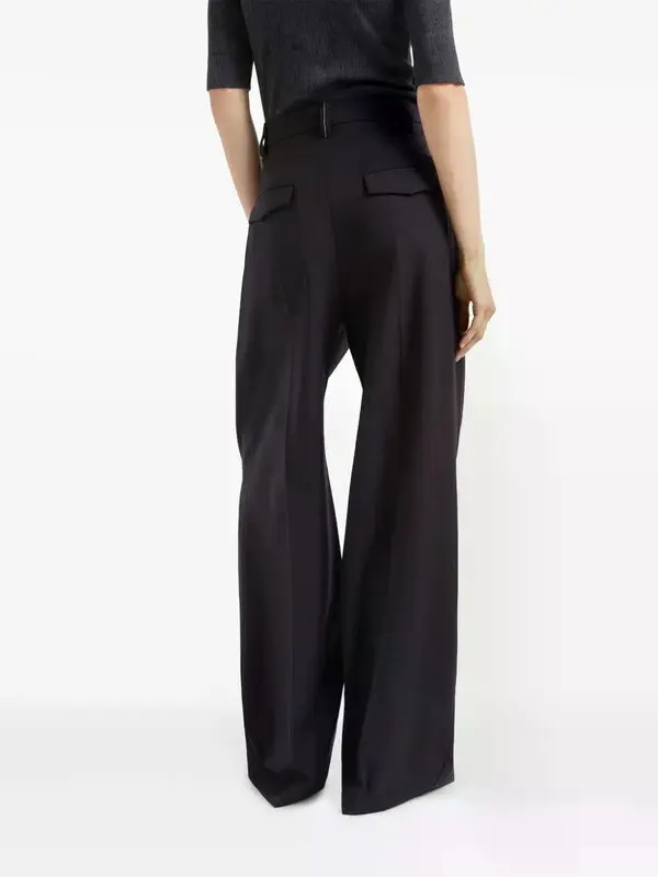 Brunello Cucinelli Pleated Wide-leg Trousers