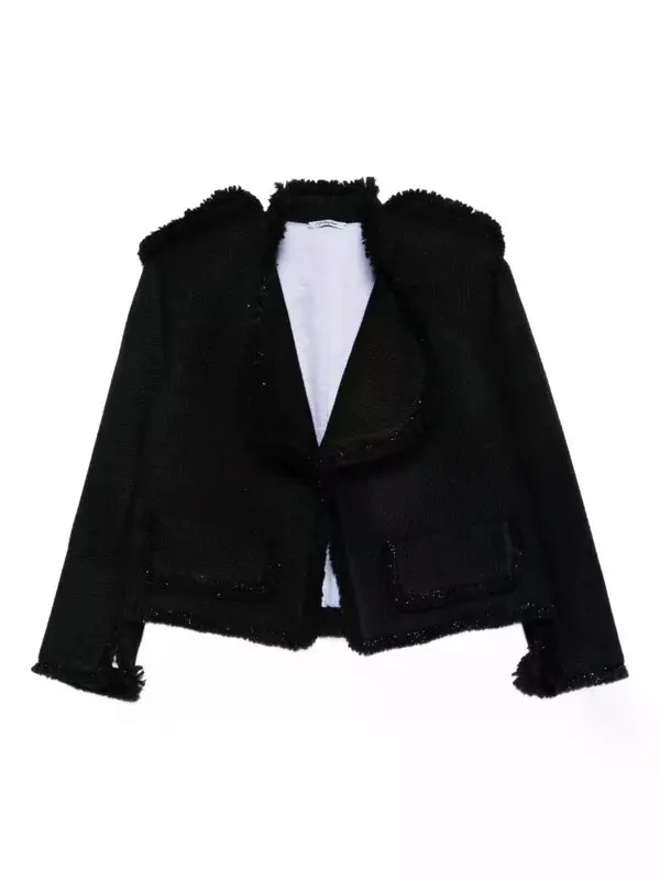 PARLOR Frayed-detail Jacket