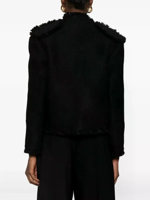 PARLOR Frayed-detail Jacket