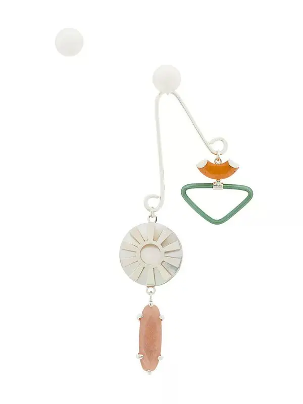 WOUTERS & HENDRIX Technofossils Balance Earrings - Metallic