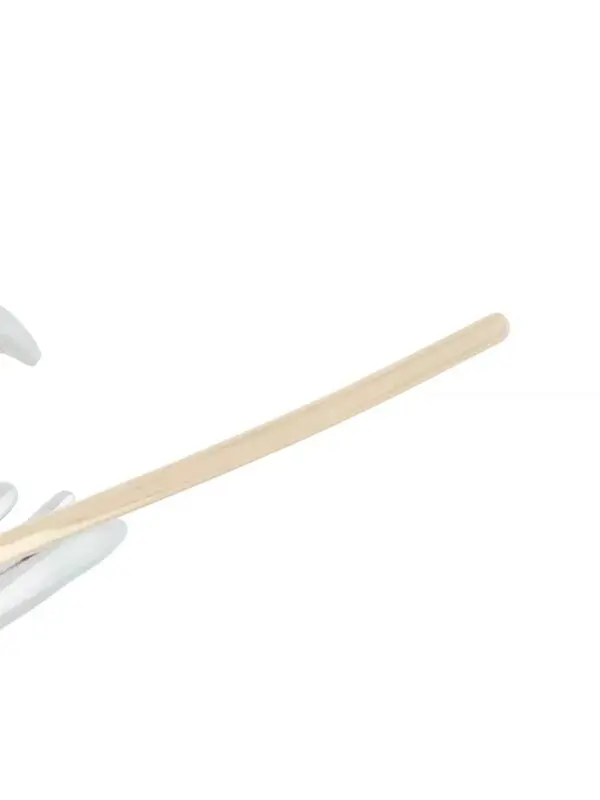 SHAUN LEANE White Feather Diamond Earring