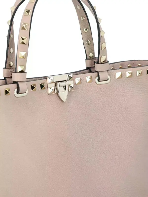 Valentino Garavani Small Rockstud Leather Tote Bag