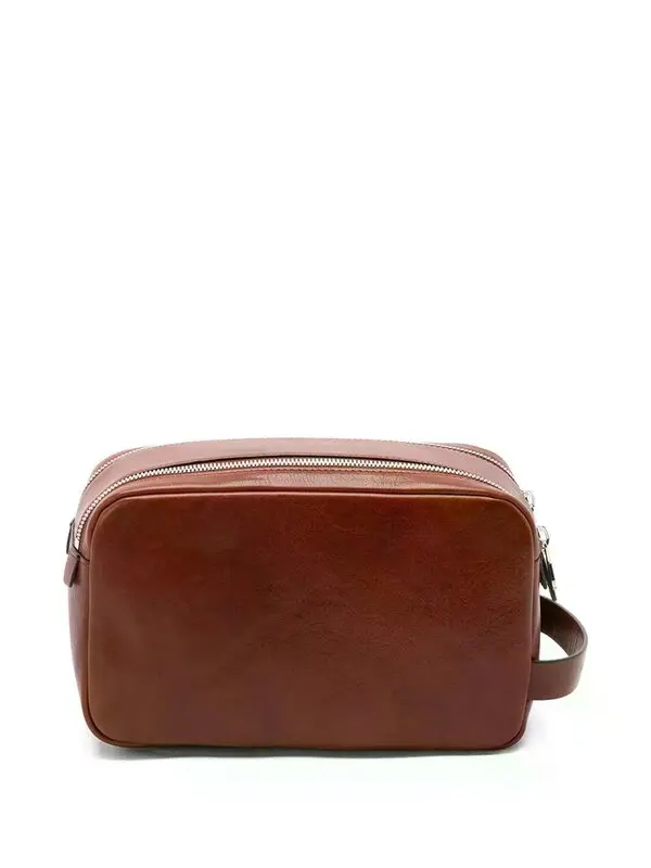 Brunello Cucinelli Leather Wash Bag