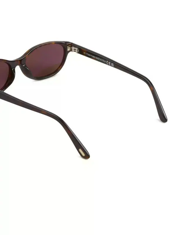 TOM FORD Oval Frame Sunglasses