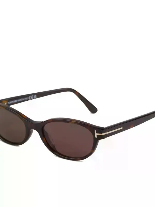 TOM FORD Oval Frame Sunglasses