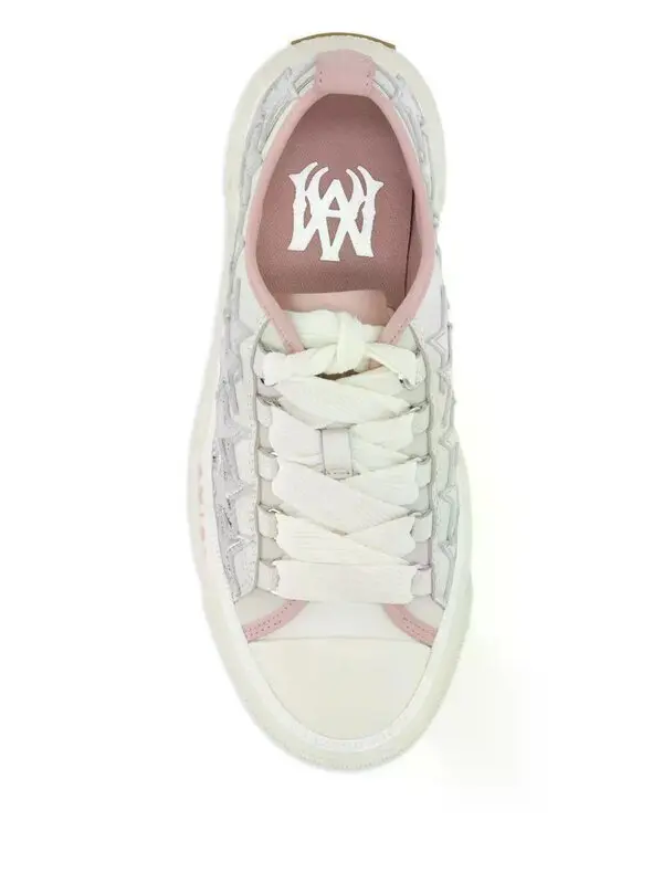 Amiri Star Embellished Platform Sneakers - Neutrals