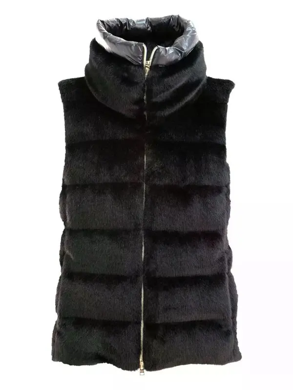 Herno Padded Quilted Gilet - Black