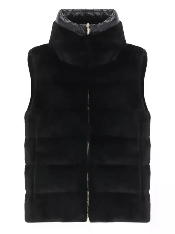 Herno Padded Quilted Gilet - Black