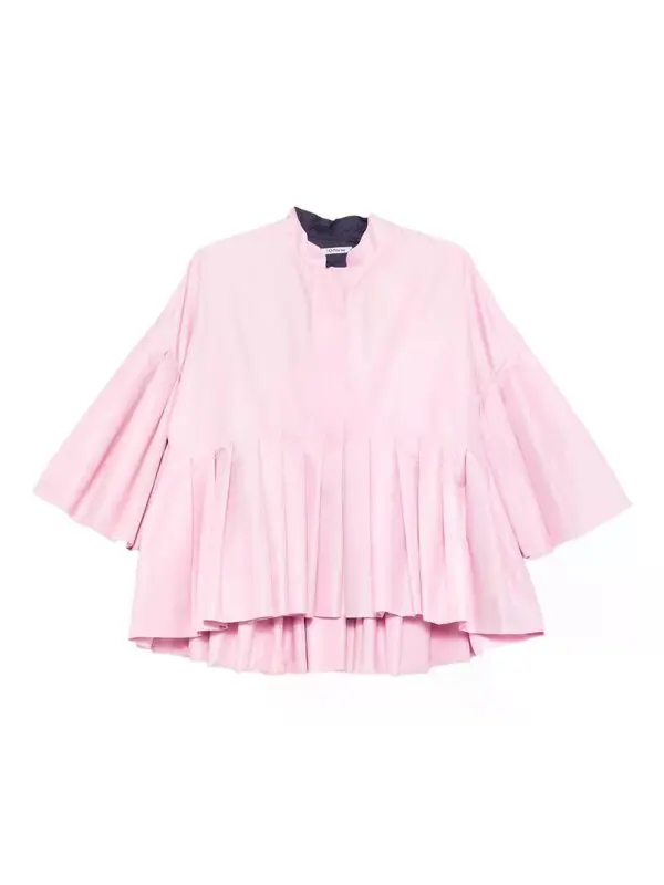 PARLOR Flounce-hem Jacket - Pink
