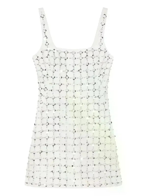 Simkhai Ziva Floral-embellished Mini Dress - White