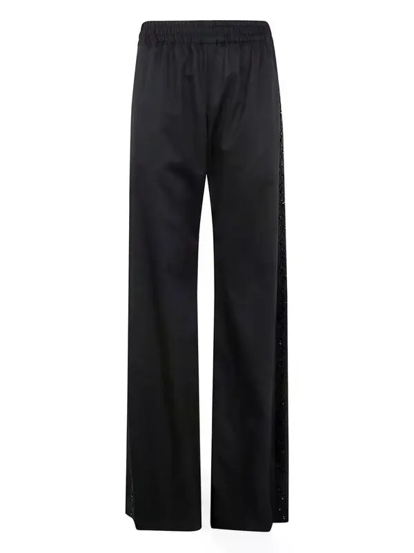 GOLDEN GOOSE Sweatpants With Sequin Embroidery In Wool Twill
