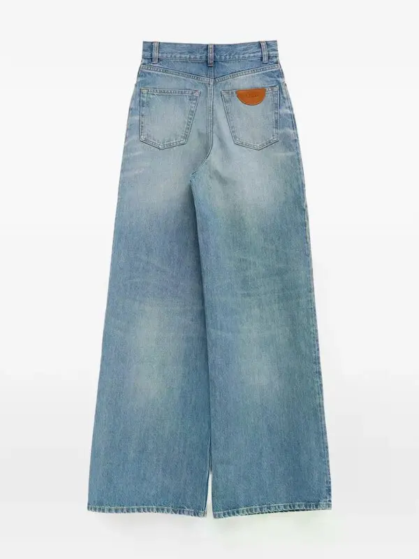 Chloé Five-pocket Wide Leg Jeans