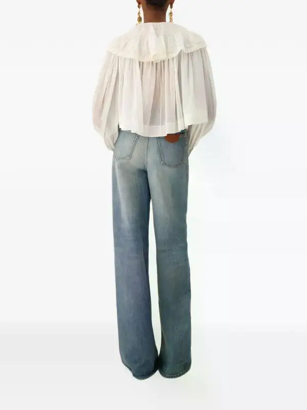 Chloé Five-pocket Wide Leg Jeans - Blue