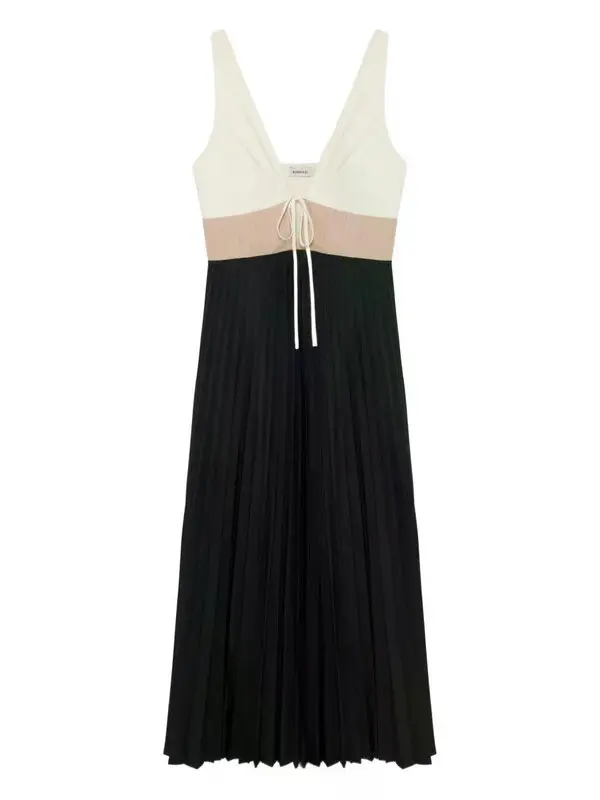 Simkhai Stephanie Pleated Midi Dress