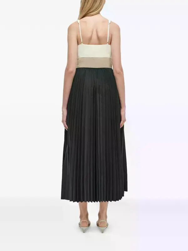 Simkhai Stephanie Pleated Midi Dress