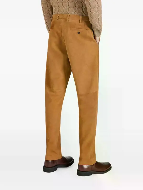 SLOWEAR Suede Trousers
