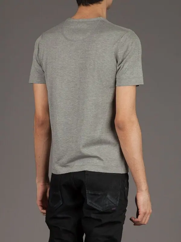 SIDE SLOPE V-neck T-shirt