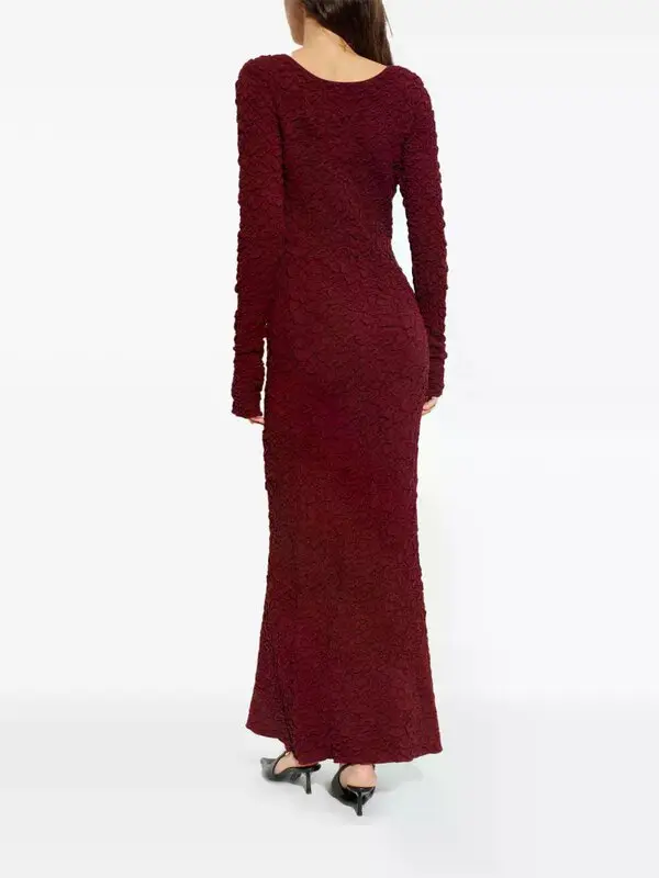 BY MALENE BIRGER Venus Long Sleeve Dress - Red | Editorialist