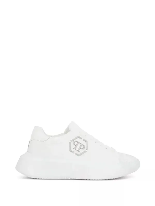 Philipp Plein Godzilla Hexagon-logo Runner Sneakers - White