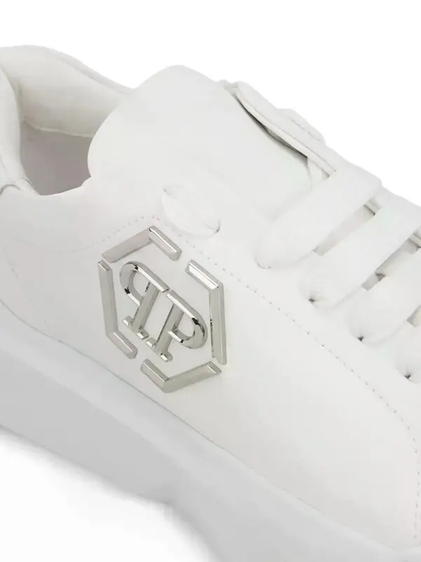 Philipp Plein Godzilla Hexagon-logo Runner Sneakers - White