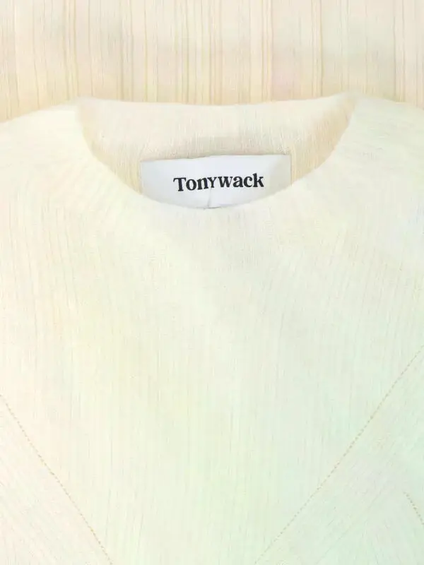 TONYWACK Ribbed Knit Top