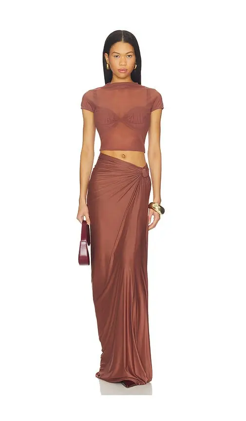 DEME BY GABRIELLA Dove Dress - Brown