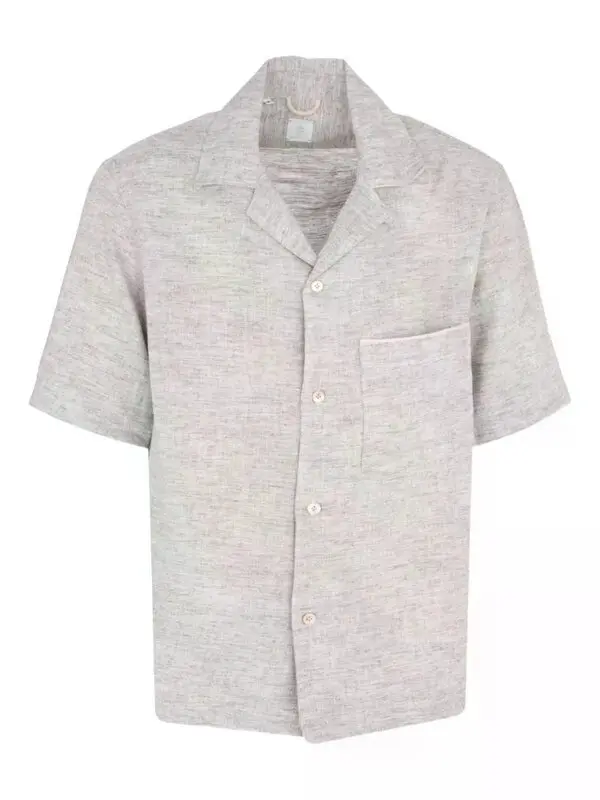 Eleventy Short-sleeve Collared Shirt