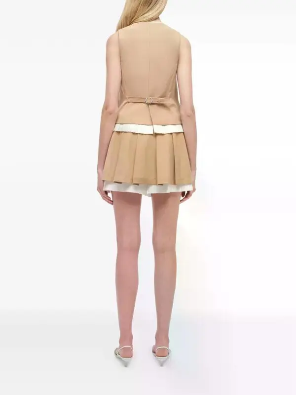 Simkhai Laiken Buttoned Vest - Neutrals