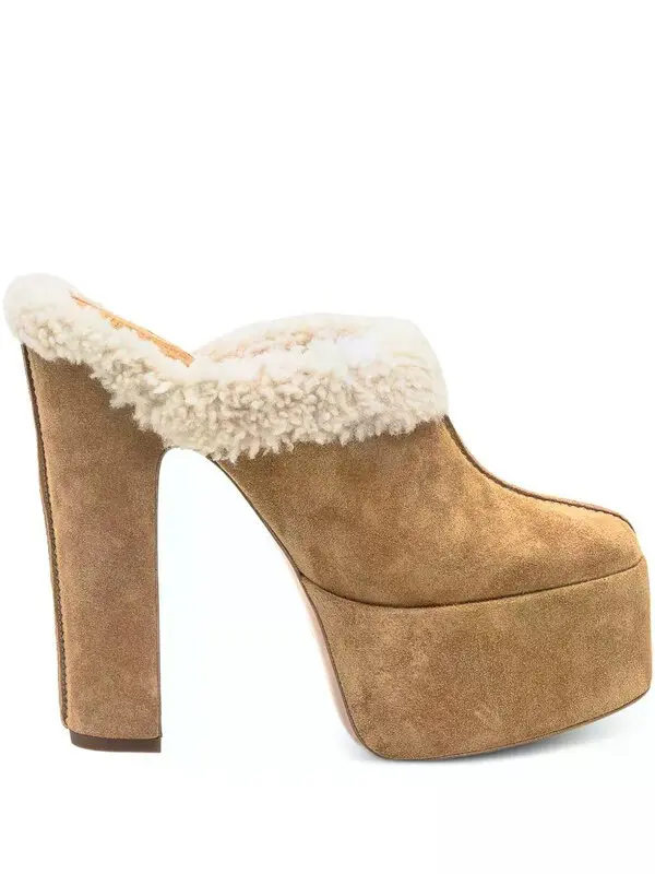 Paris Texas 145mm Malena Platform Mules