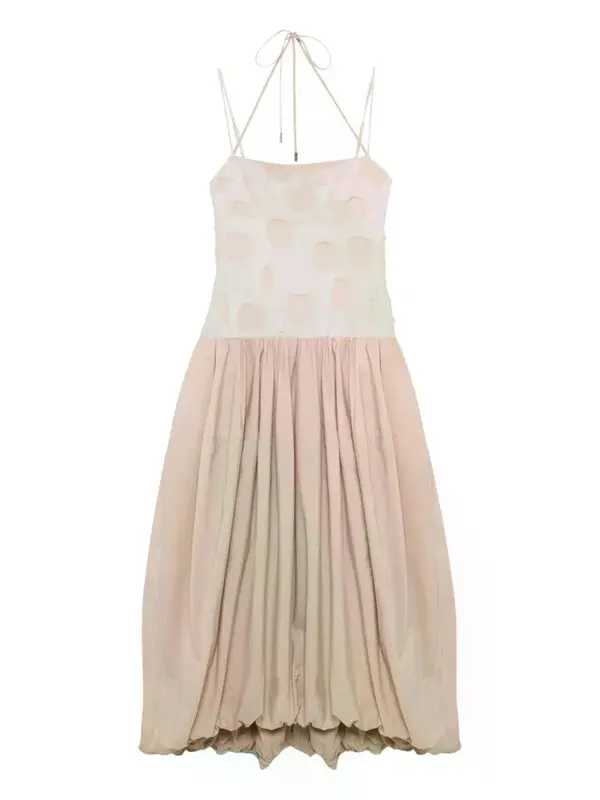 Simkhai Pfeiffer Polka-dot Midi Dress - Neutrals