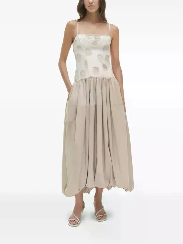 Simkhai Pfeiffer Polka-dot Midi Dress - Neutrals