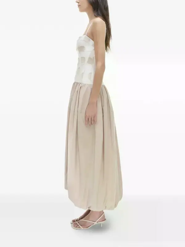 Simkhai Pfeiffer Polka-dot Midi Dress - Neutrals