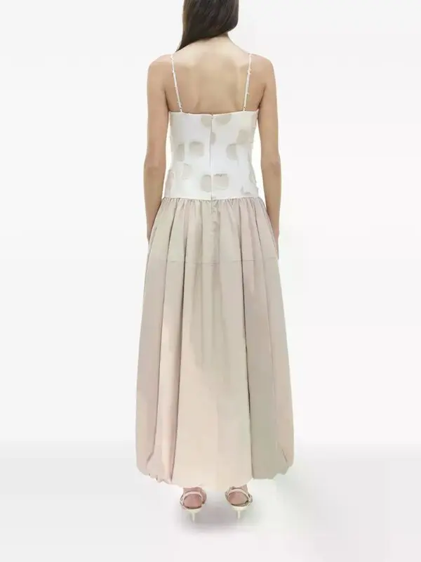 Simkhai Pfeiffer Polka-dot Midi Dress - Neutrals