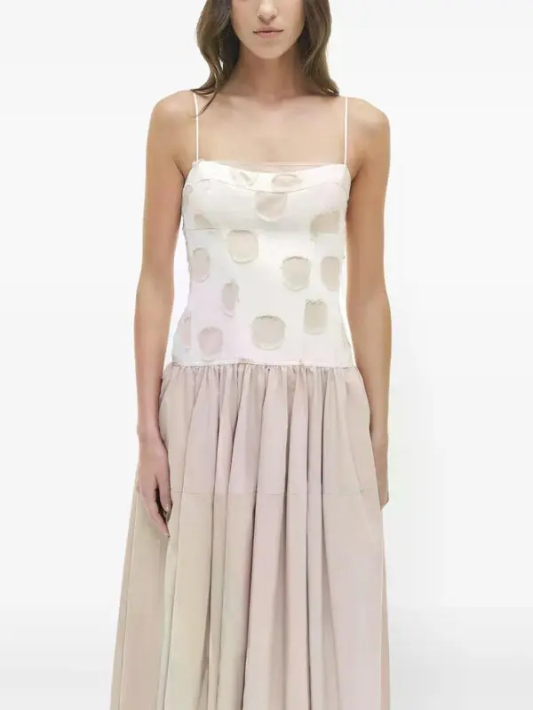 Simkhai Pfeiffer Polka-dot Midi Dress - Neutrals