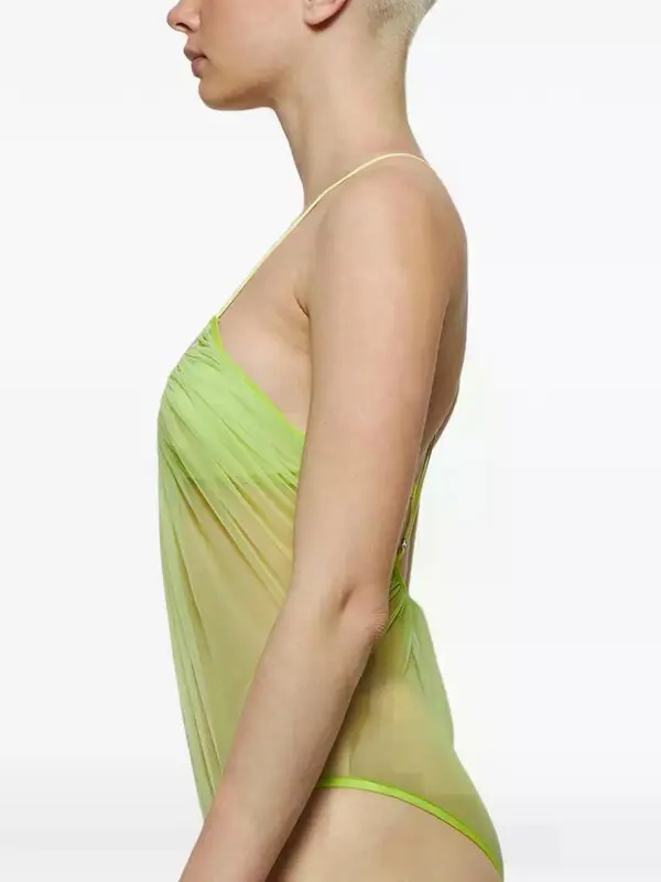 NENSI DOJAKA Cami Gathered Bodysuit - Yellow