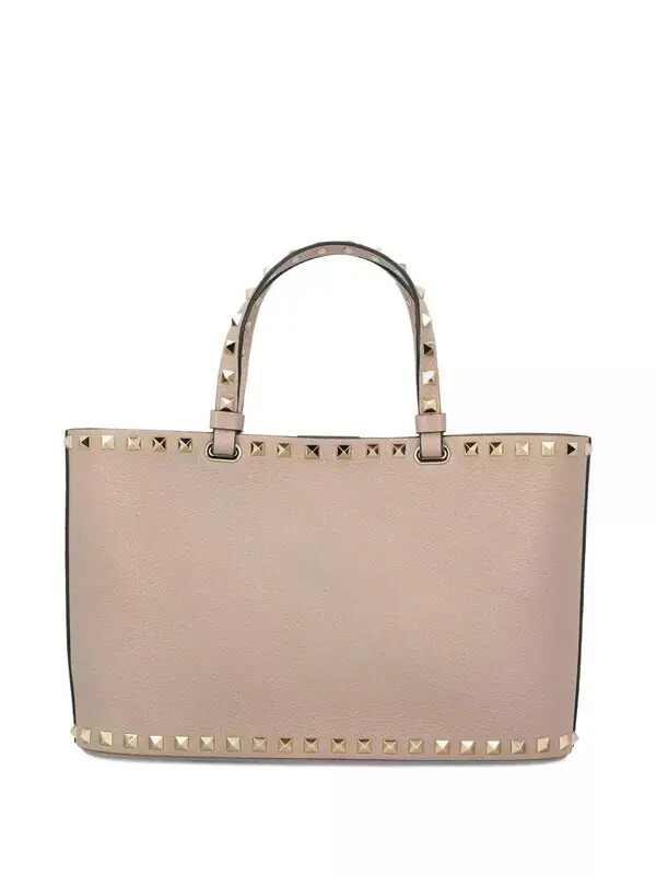 Valentino Garavani Rockstud Small Leather Tote - Pink